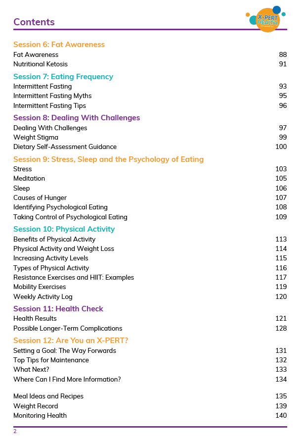 X-PERT Weight & Wellbeing Handbook - Version 2 - X-PERT Health